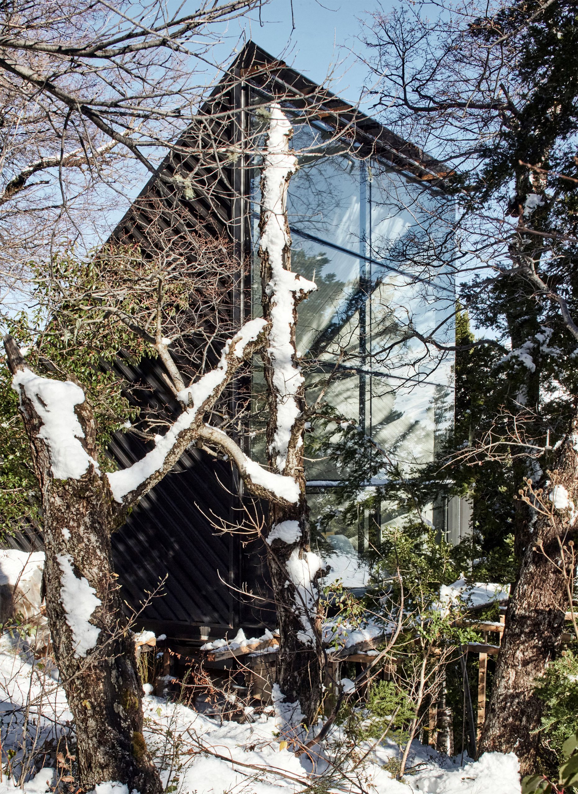 A Frame House With Magnificent Design In Nature