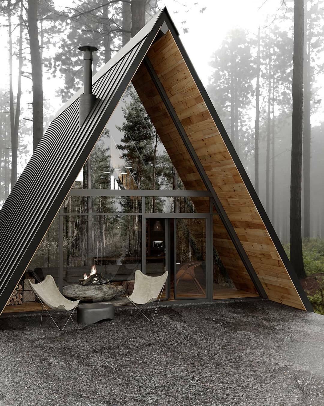 Quiet Space House A Frame