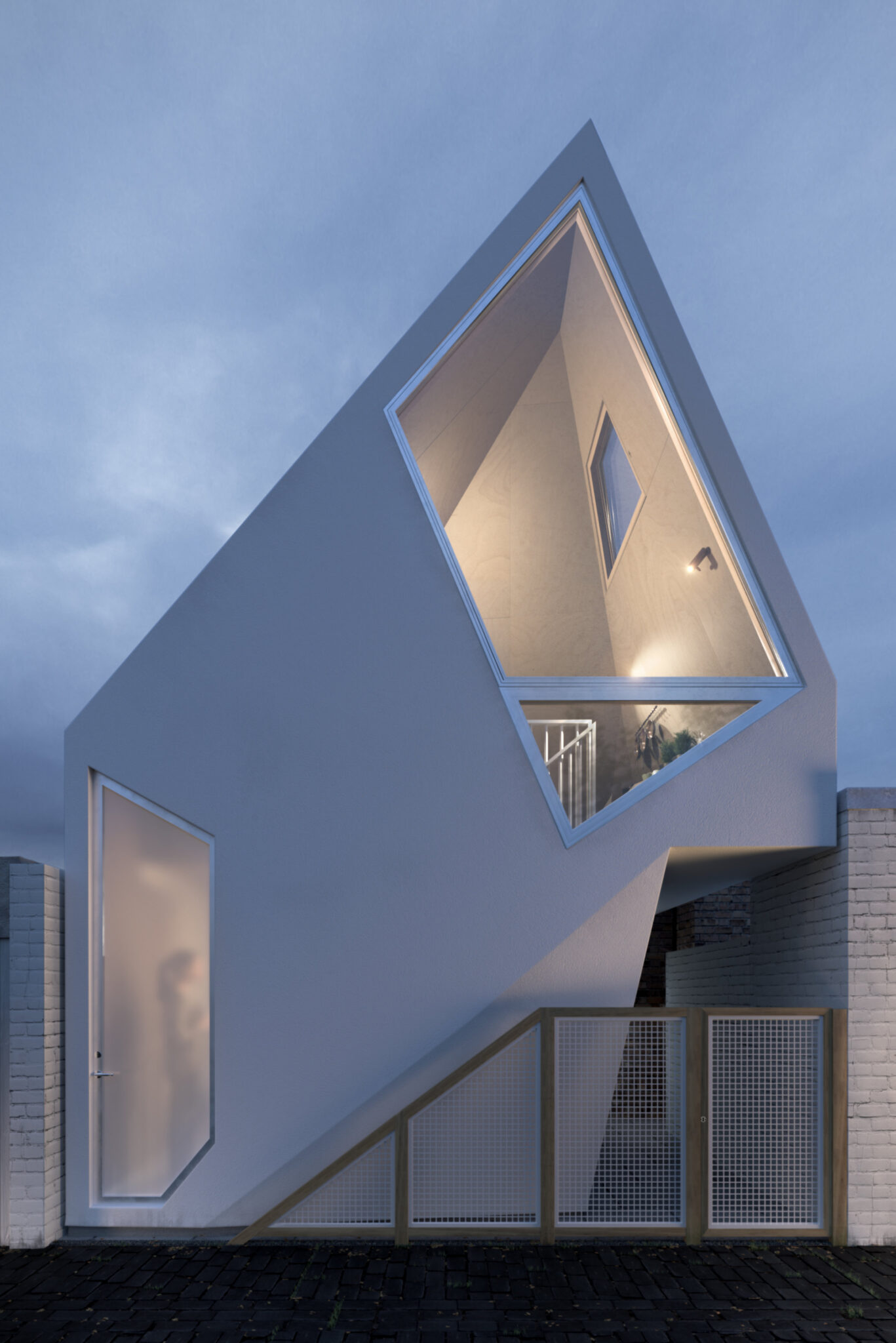 Tiny House With Unique Vertical Design
