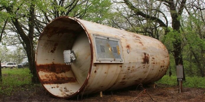 How They Transformed A Rusty Tank Into A Tiny House