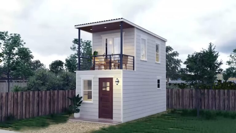 192 Sqft Two Storey Tiny House Design: 11 Million Views On YouTube