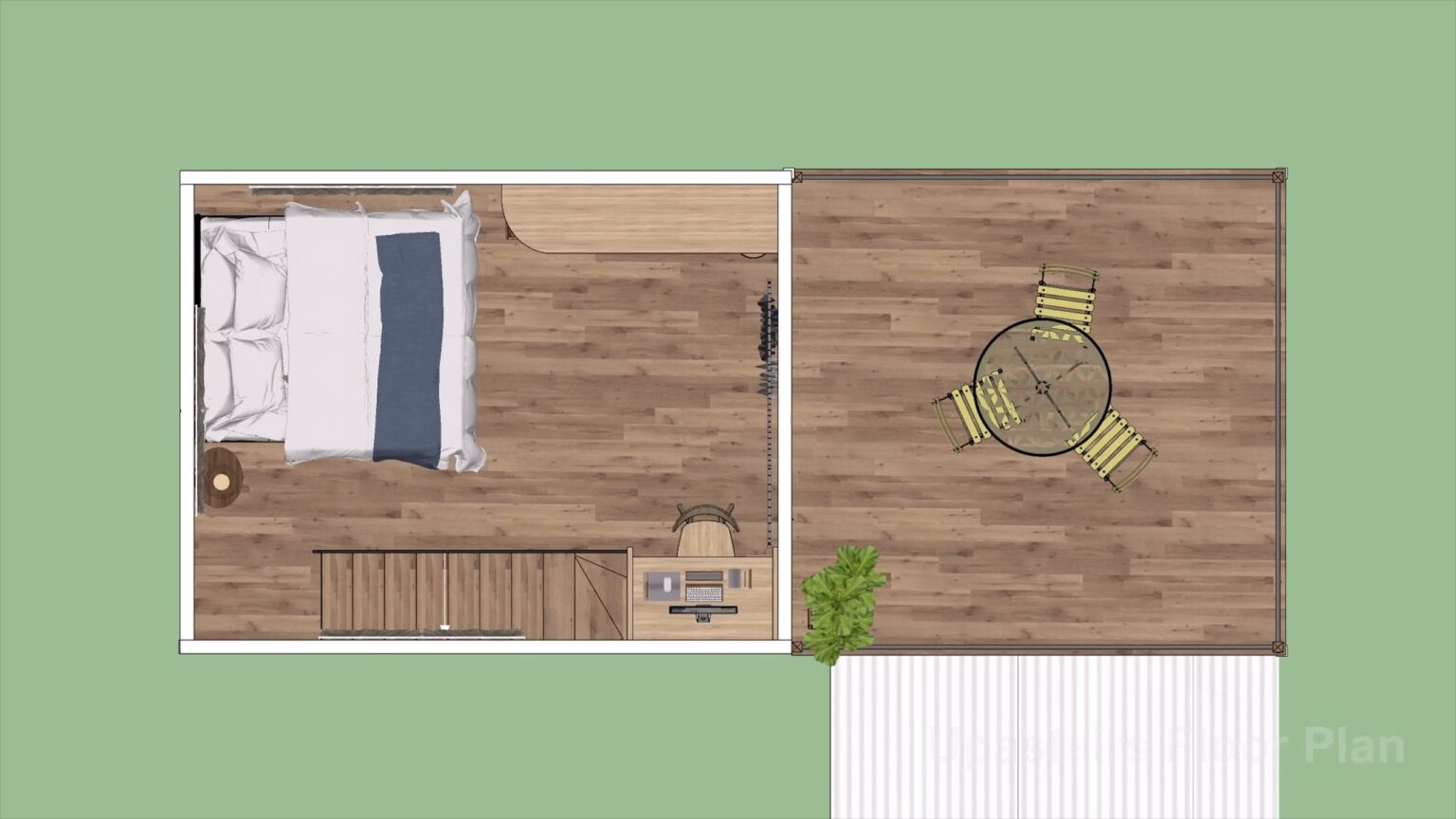 Two-Storey Tiny House Design: A Luxurious 300 Square Feet Abode