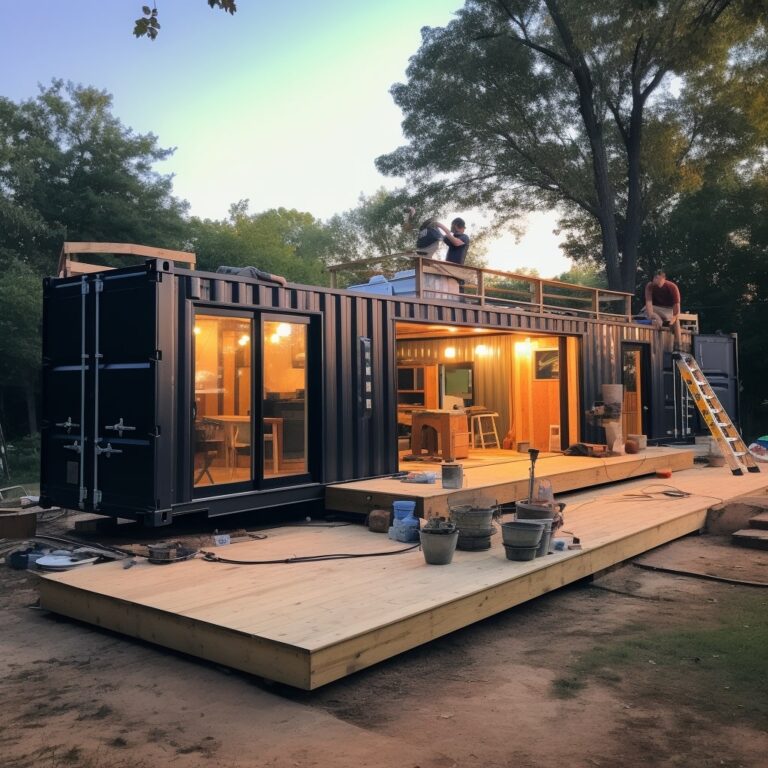 Transforming A 40-Foot Container: A Modern Home In 320 Sq Ft